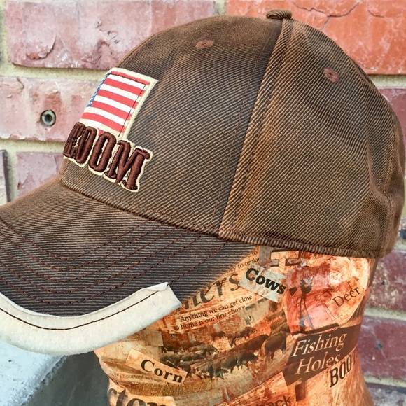 Farm Boy Brand | Accessories | Mens Farm Boy Brand Brown Freedom Flag ...